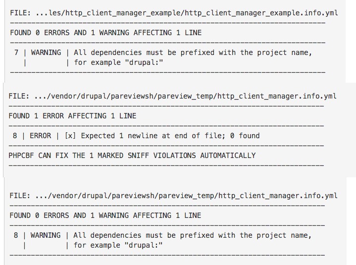 Apply new format for dependencies [#3023372] | Drupal.org